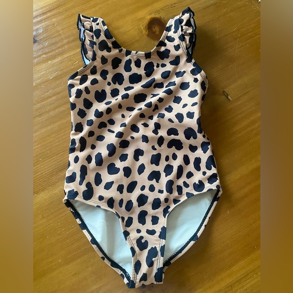 Swim | 4t 5t Girls Boutique Leopard Print One Piece Swimming Suit | Poshmark